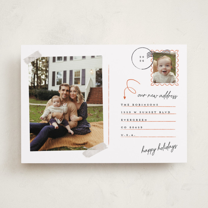 Return Address Holiday Photo Cards by Gwen Bedat | Minted