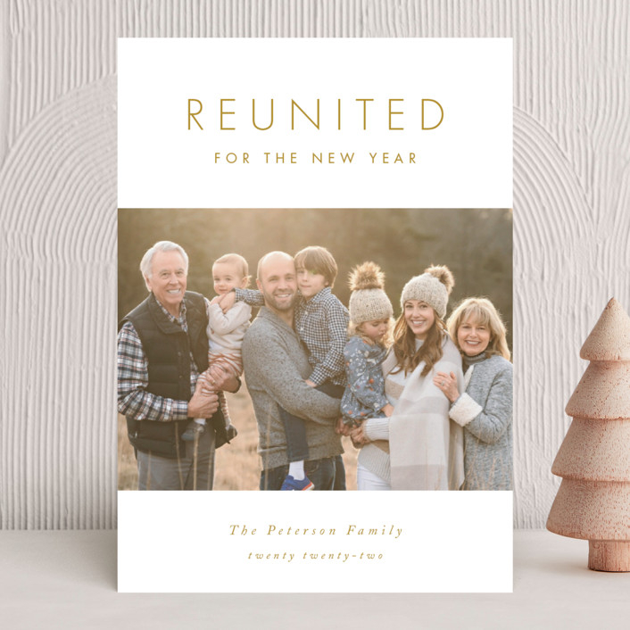 Reunited Holiday Photo Cards by Catherine Culvenor | Minted