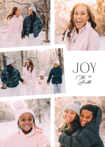 multiple joy album Holiday Photo Cards by Phrosne Ras | Minted