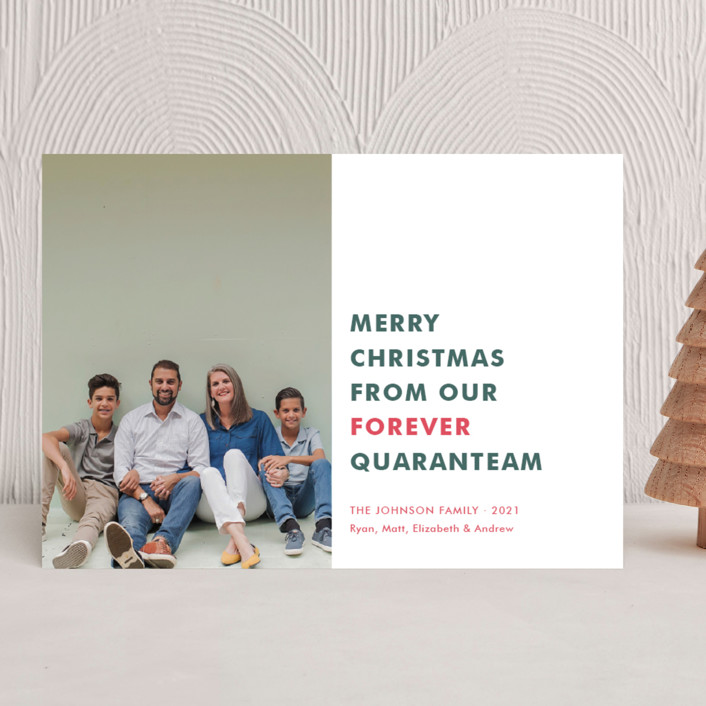 The Quaranteam Holiday Photo Cards by Megan Davis | Minted