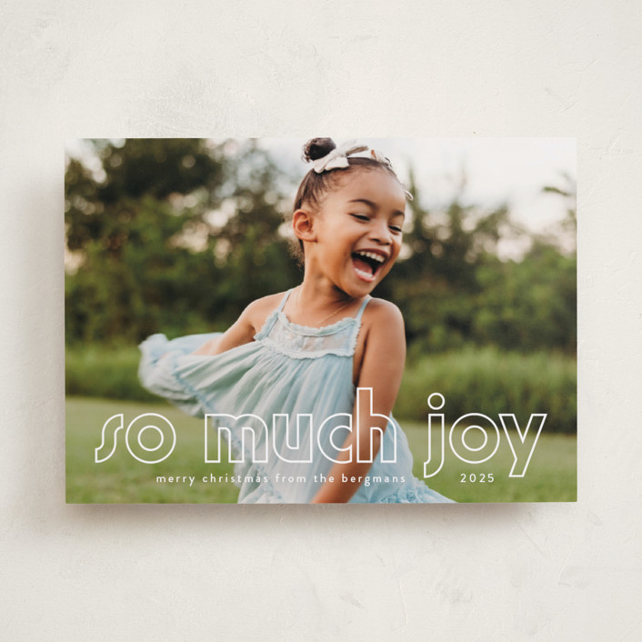 Much Joy Holiday Photo Cards by Annie Holmquist | Minted