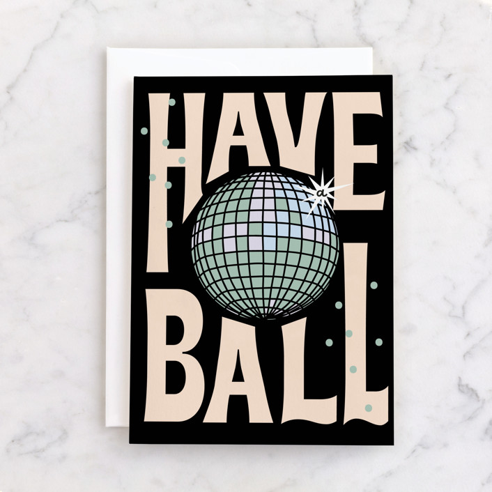 Have a ball Individual Birthday Greeting Cards by Baumbirdy | Minted