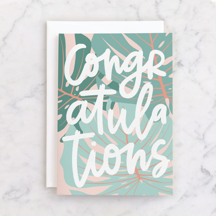 Botanical Congrats Individual Congrats Greeting Cards by Alicia Schultz ...