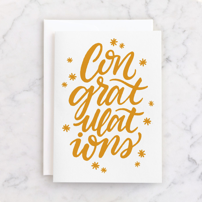 Shimmer Congrats Individual Congrats Greeting Cards by Snow and Ivy ...