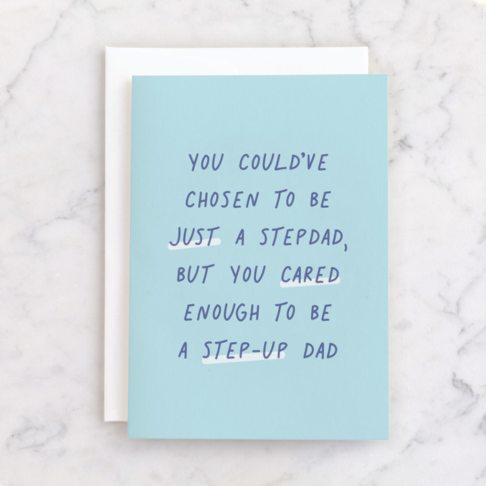 Step Up Dad Individual Father's Day Greeting Cards by Shannon Kohn | Minted