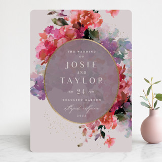 Romance Foil-Pressed Wedding Invitations by Lori W... | Minted