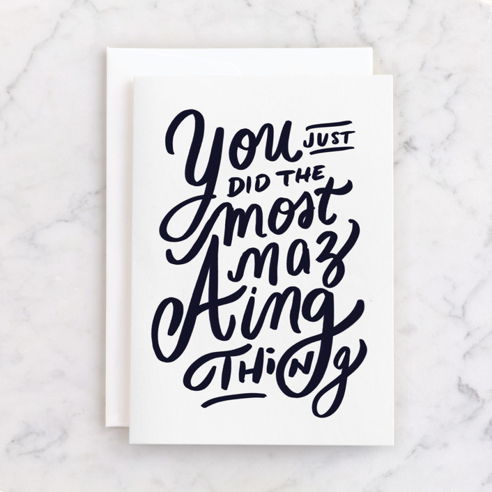 Amazing Individual Graduation Greeting Cards by Lori Wemple | Minted