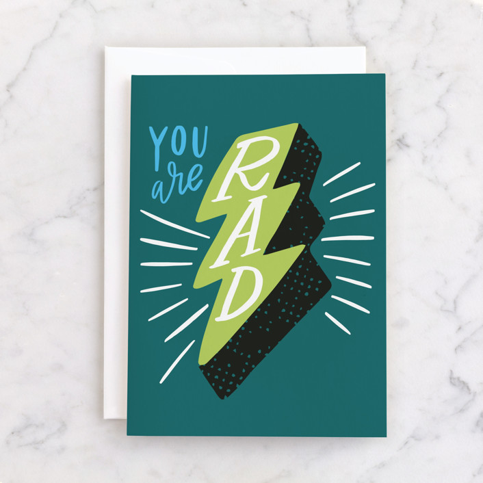 You are Rad Individual Kid's Birthday Greeting Cards by Alethea and ...
