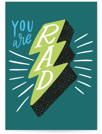 You are Rad Individual Kid's Birthday Greeting Cards by Alethea and ...