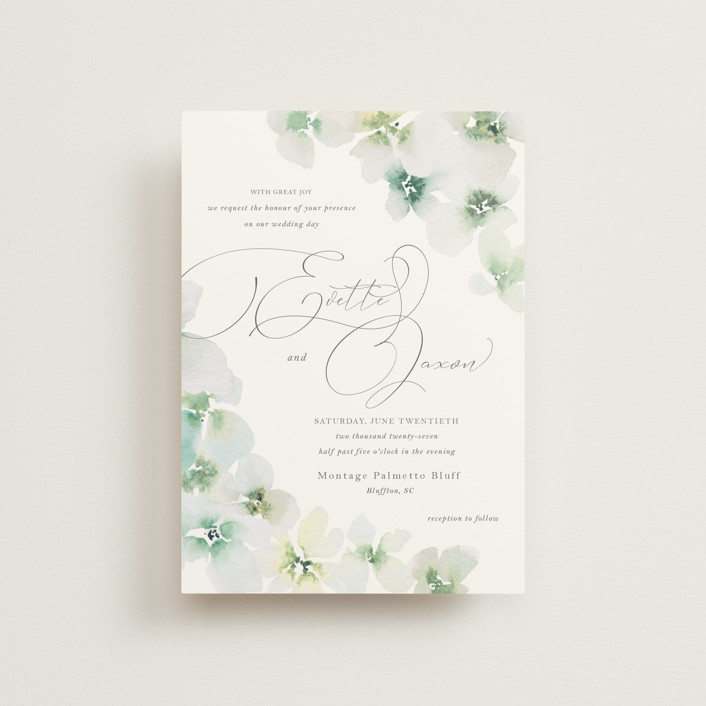 Whispered Petite Wedding Invitations by Design Lotus | Minted