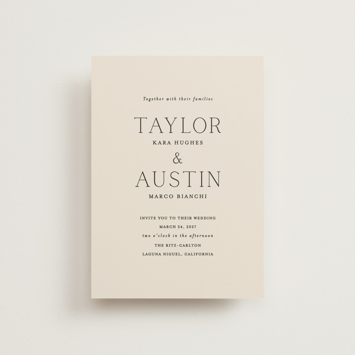 In Love Petite Wedding Invitations by Vanessa Doyle | Minted