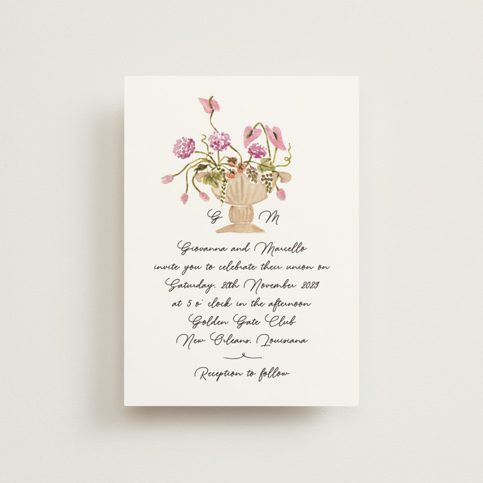 Barolo Petite Wedding Invitations by Pati Cascino | Minted