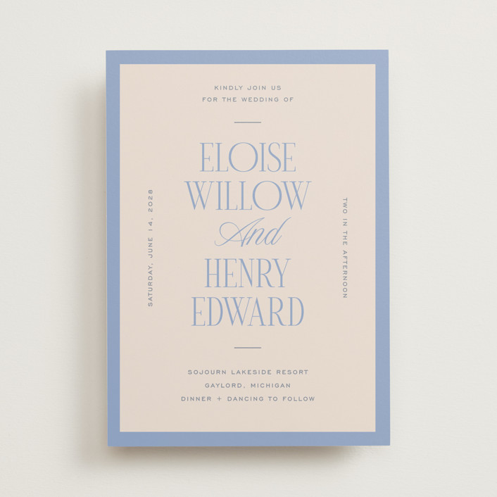 Threaded Wedding Invitations by Pixel and Hank | Minted