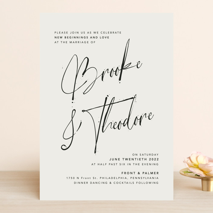 Signature Style Wedding Invitations by Design Lotus | Minted