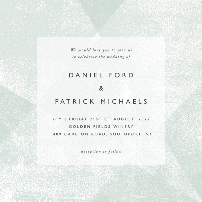 Elegantly Minimal Wedding Invitations by itsjensworld | Minted