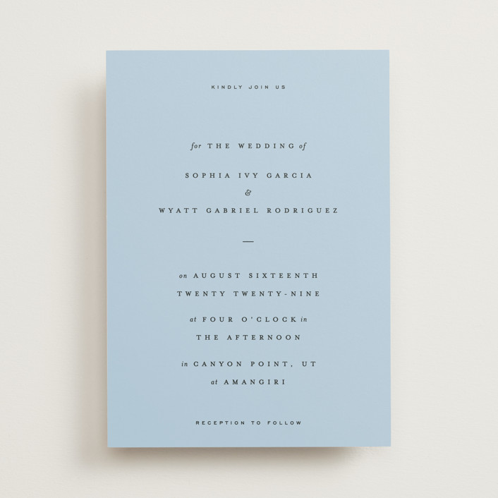 Tarte Tatin Wedding Invitations by Blustery August | Minted