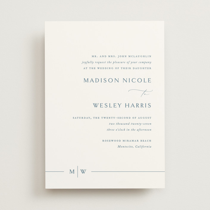 Align Wedding Invitations by Jennifer Postorino | Minted