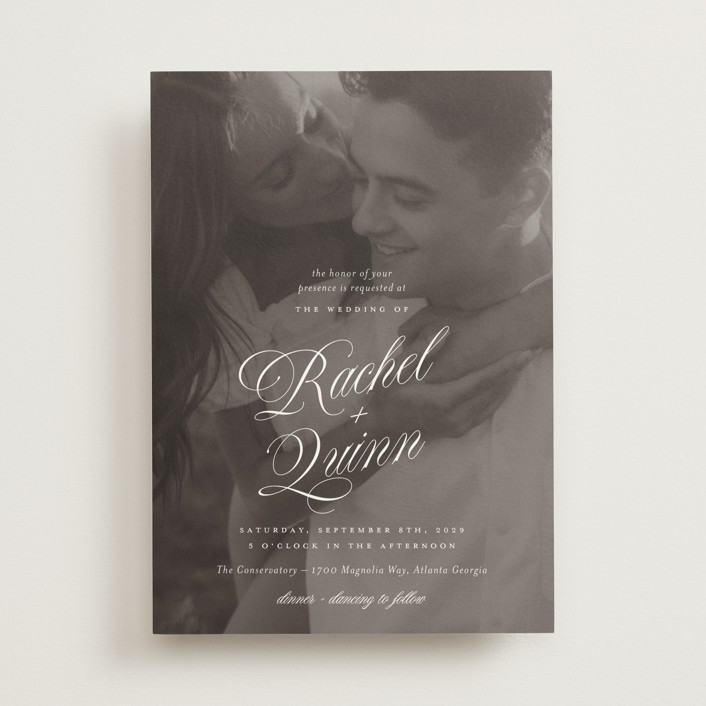 Vintage Romance Wedding Invitations by Paper Raven Co. | Minted