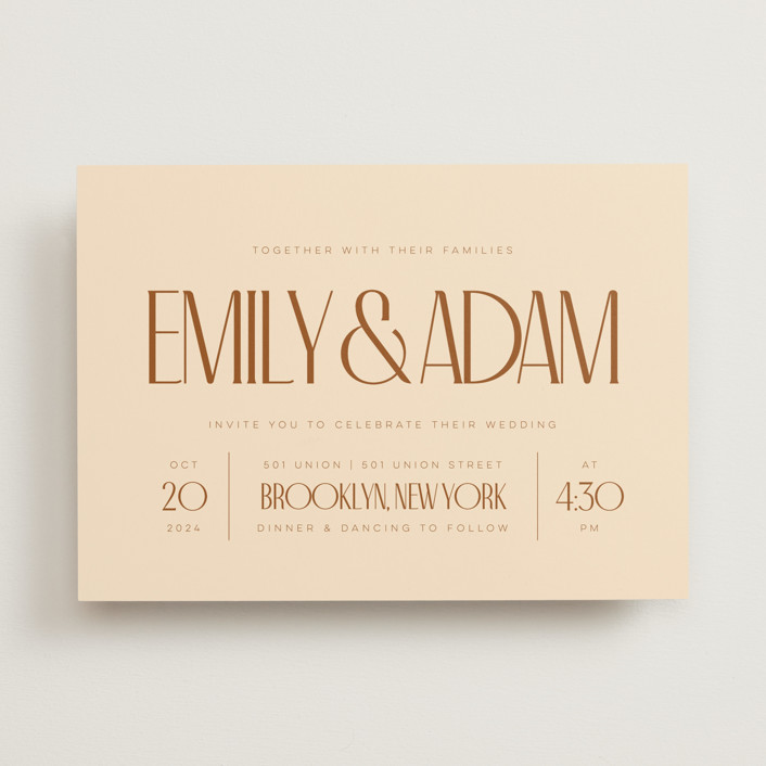 Classic Touch Wedding Invitations by April Astudillo | Minted
