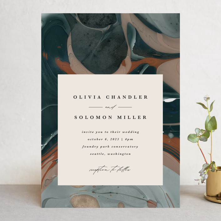 Love Story Wedding Invitations by Kate Ahn | Minted