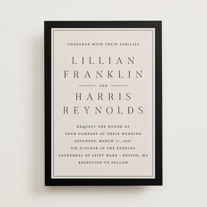 Cambridge Wedding Invitations by Amy Kross | Minted