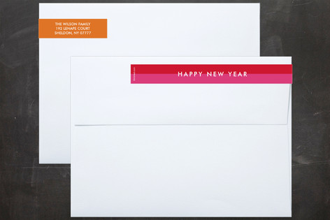 Bold New Year Skinnywrap™ Address Labels by Sand... | Minted
