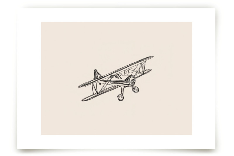Take Flight Loose Sketch 3 Children's Art Prints by Katie Mulder | Minted