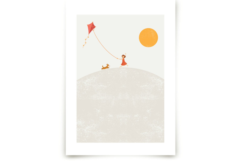 Over the Hill Children's Art Prints by David Michuki | Minted