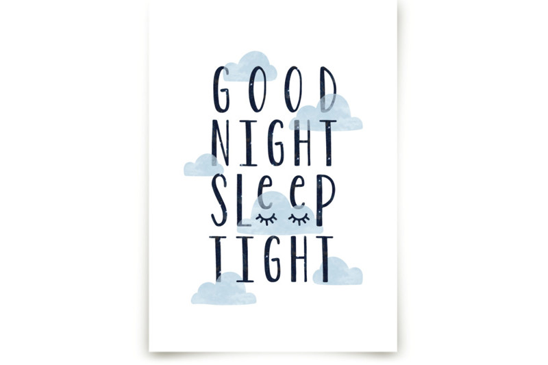 good night Children's Art Prints by Annie Holmquist | Minted
