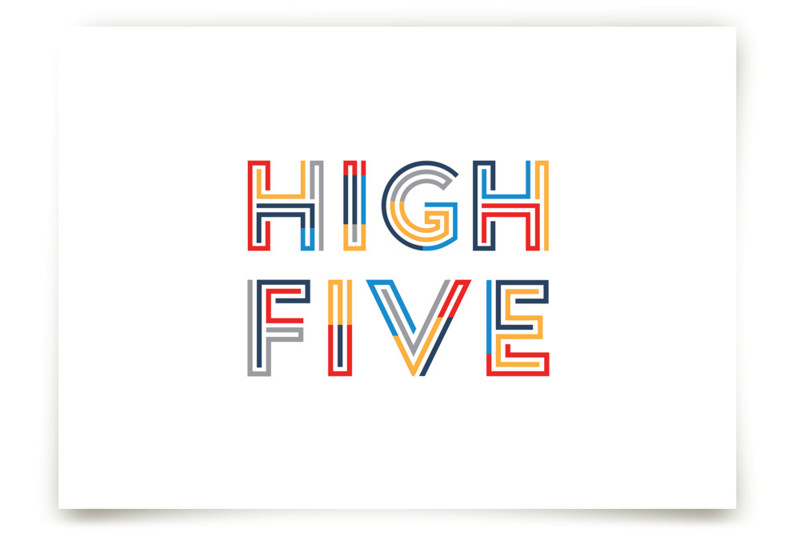 High Five Children's Art Prints by Pixel and Hank | Minted
