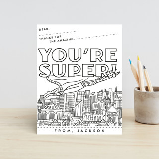 You're Super Children's Stationery by Shiny Penny ... | Minted