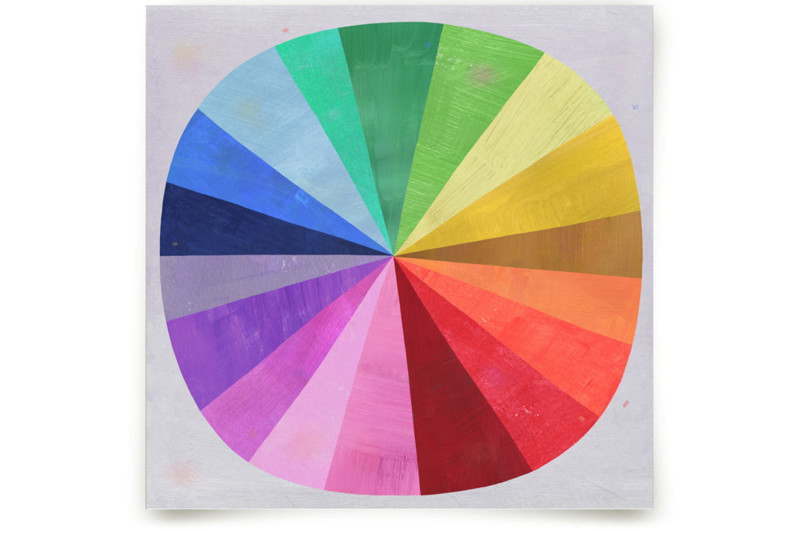 Color Wheel Children's and Nursery Wall Mural by melanie mikecz | Minted