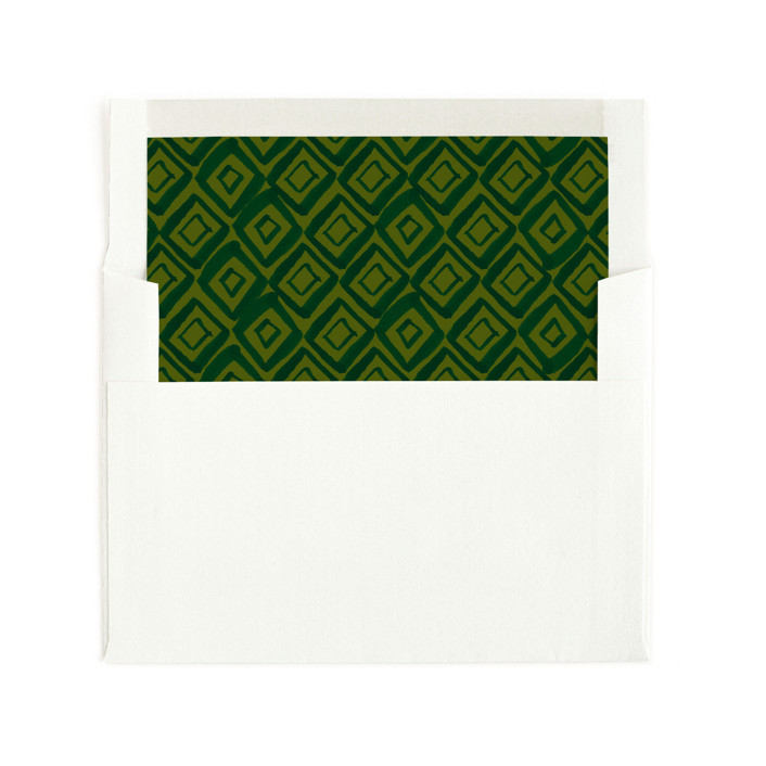 Painted Foliage Frame Slip-In Envelope Liners by Alethea and Ruth | Minted