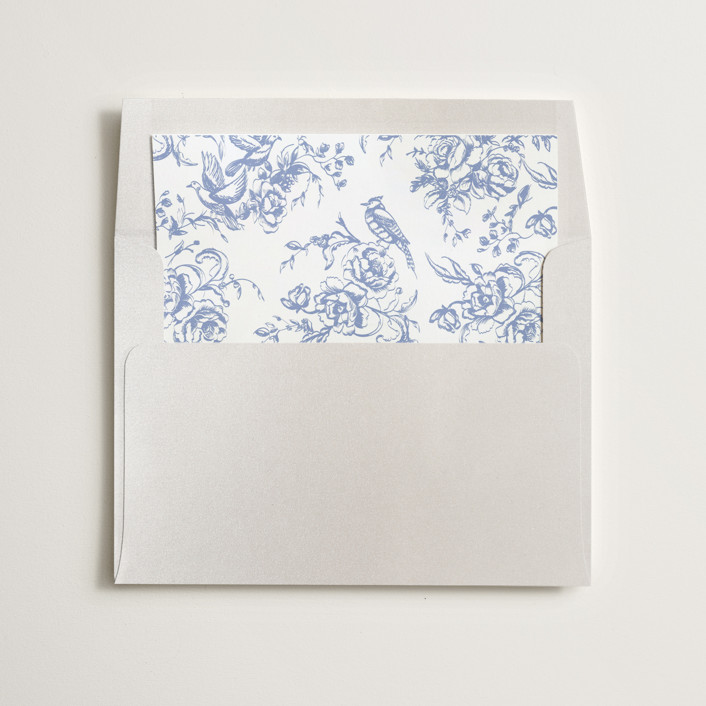 Dreamy Toile Slip-In Envelope Liners by Teju Reval | Minted