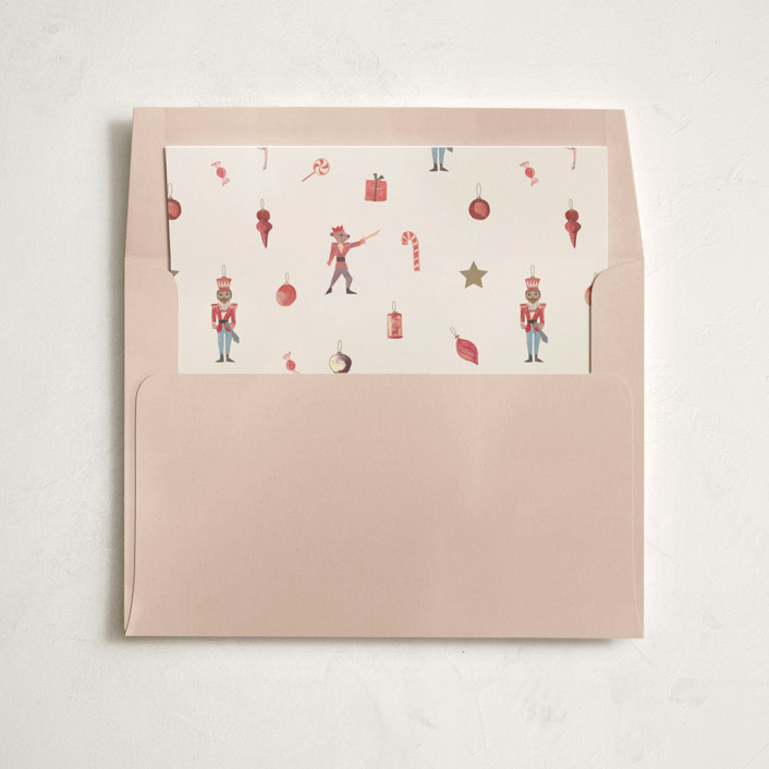 Nutcracker Tree Slip-In Envelope Liners by Teju Reval | Minted