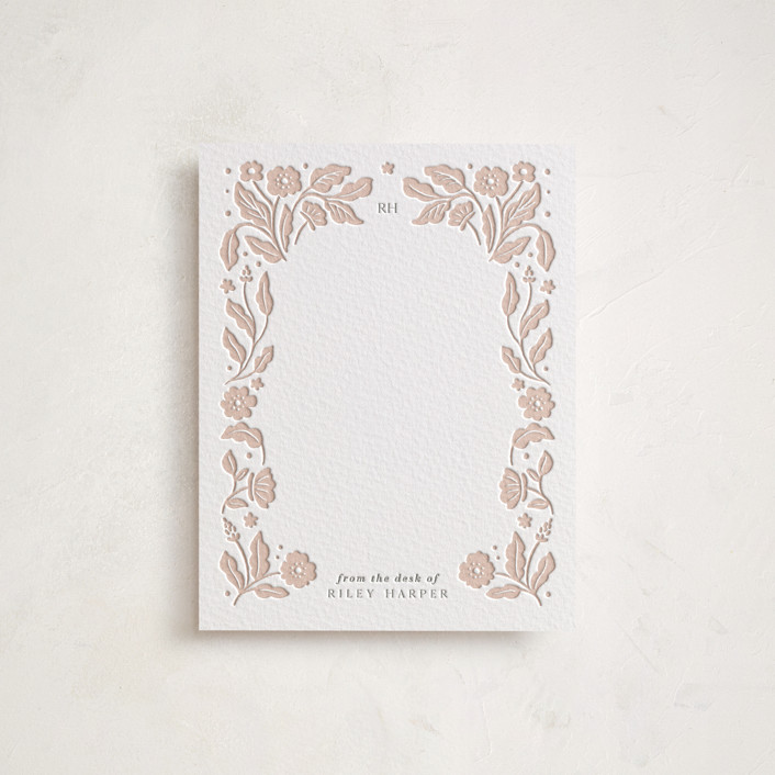Flowers Bloom Personalized Stationery by Elly | Minted