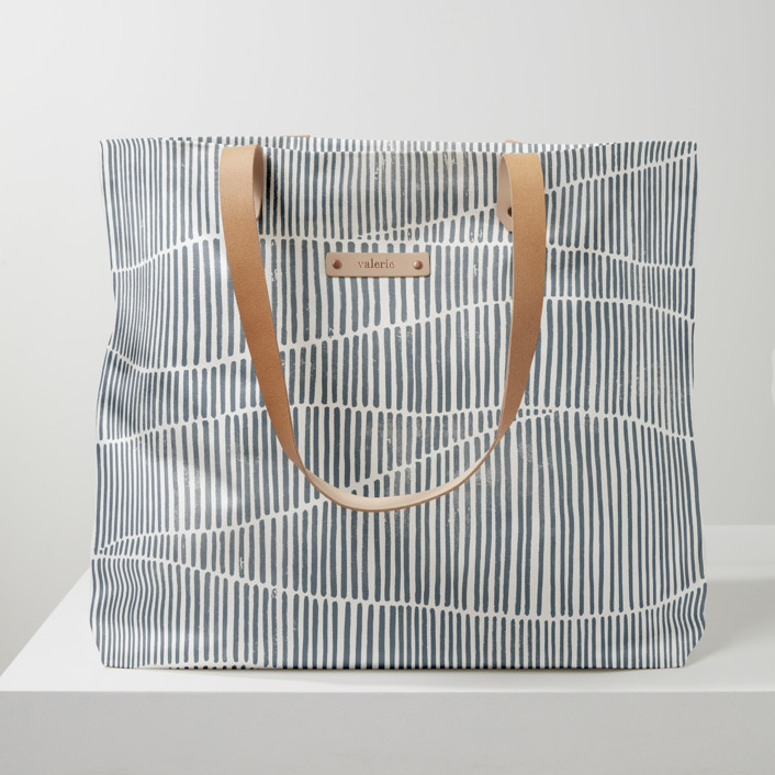 wavy Luxe Carry-All Slouch Tote by Michelle Taylor | Minted