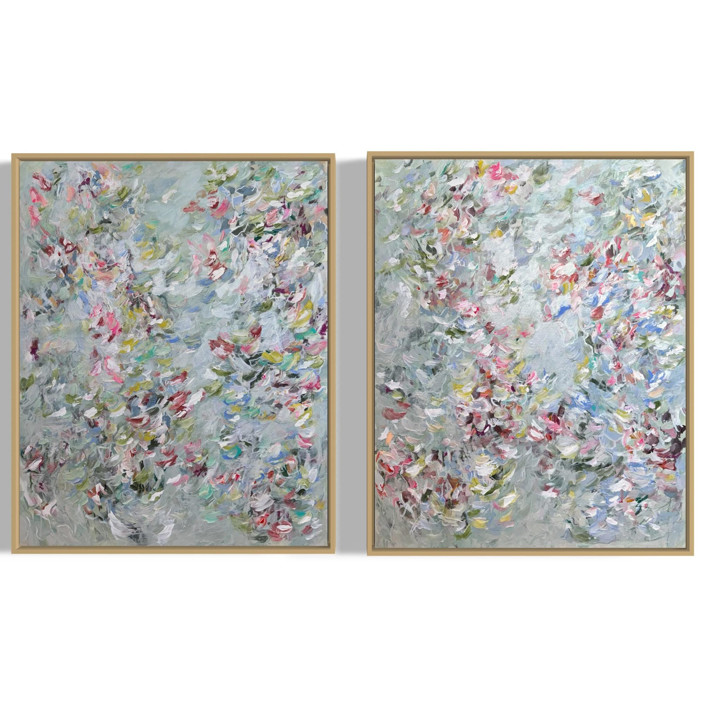 Troubles Melt Away No. 1 & No. 2 Original Painting by Sarah Mankin | Minted