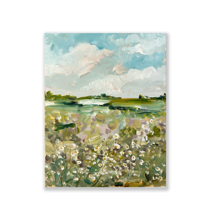 Daisy Field Original Painting by Lindsay Megahed | Minted