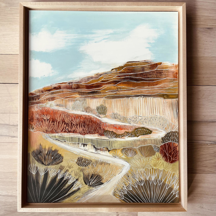 The Desert Path Original Art by Sarah Fitzgerald | Minted