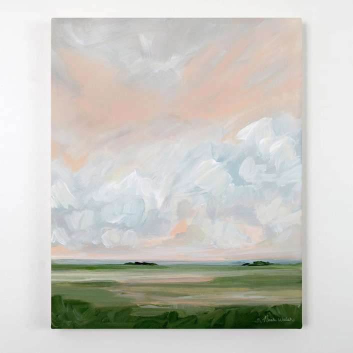 Rose Quartz Sky Original Painting by Nicole Walsh | Minted