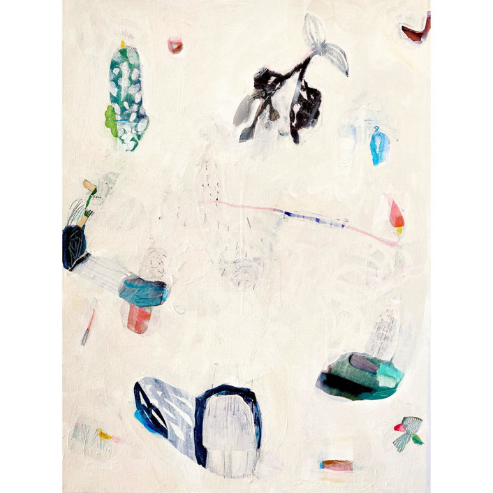 silent reverie Original Art by tina johnson | Minted