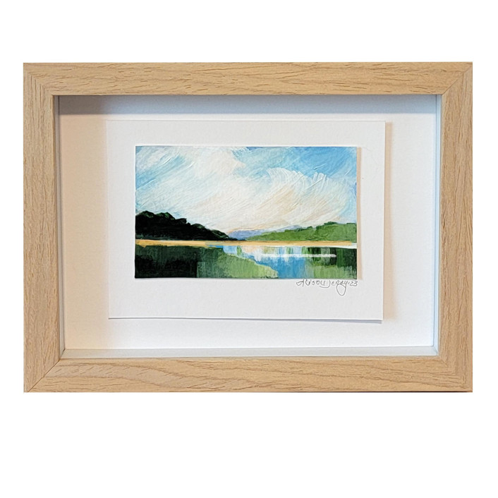 The Windy Lake Original Painting by AlisonJerry | Minted