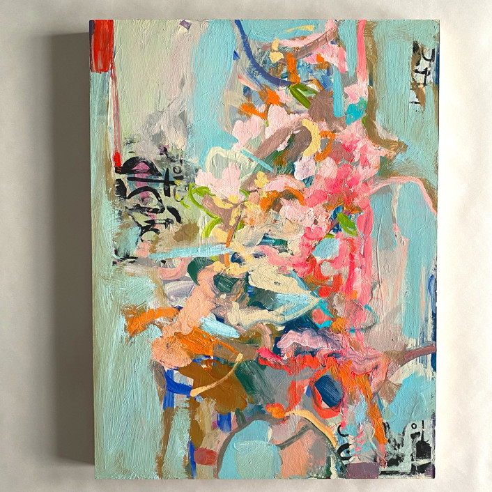 Balanced Descension II Original Painting by Carol Barber | Minted