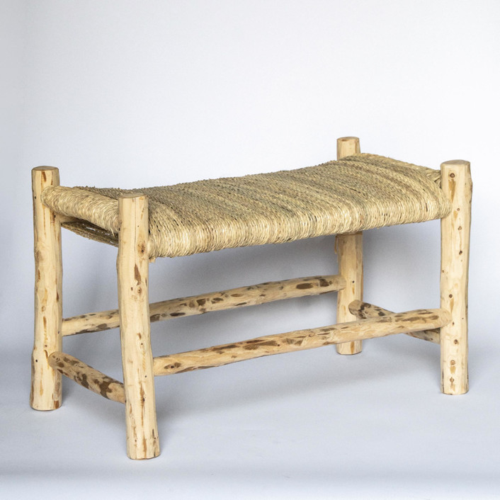 Straw bench Benches by Jana Mistrik | Minted