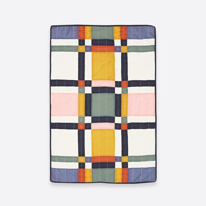Small Patchwork Plaid Quilt Throw - Multi Blankets and Throws by Anchal ...