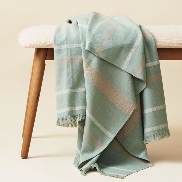 Sage. Throw Blankets and Throws by Anjali Purohit | Minted