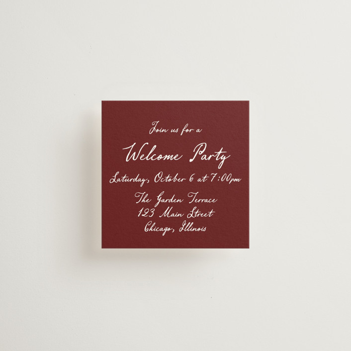 Handwritten Mini Enclosure Cards by Cass Loh | Minted