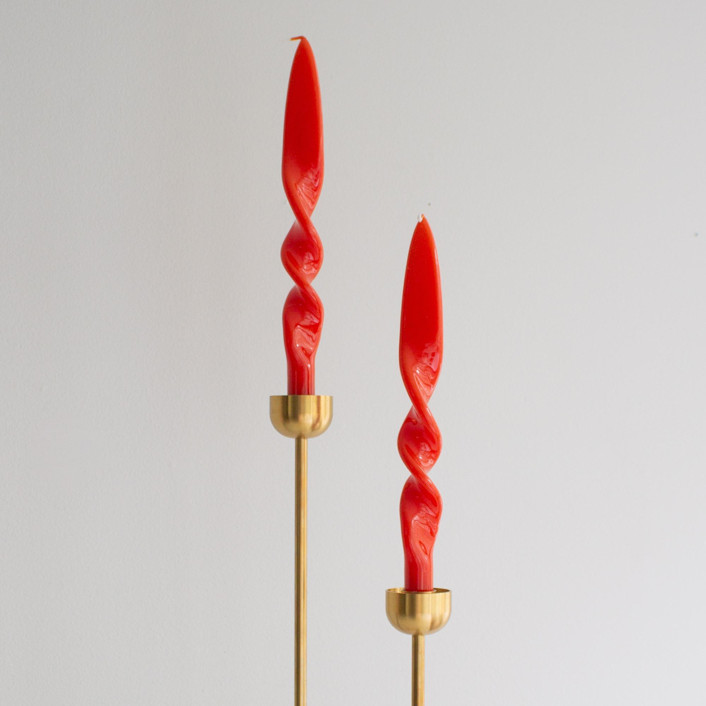 Taper Candle Set (CORAL) Candles & Holders by the parmatile shop | Minted