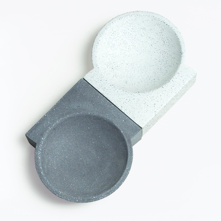 Platform Bowls, Yin Yang Bowl Set (One White and One Graphite ...